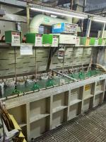 China Carbon Steel Frame Manual Plating Line Electroplating Equipment For Industrial Plating for sale