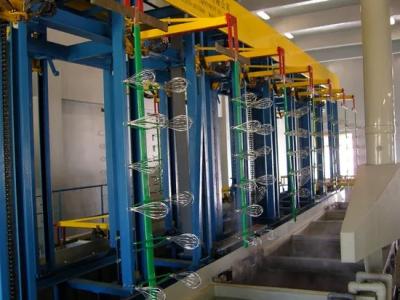 China Structural Steel Frame Automatic Electropolishing Equipment With Anti Corrosion Coating for sale