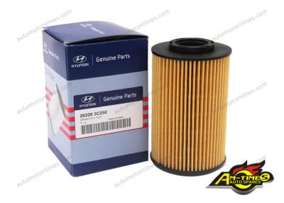 China Hyundai Engine Oil Filter Element 26320-3C250 Ensure Operation Of The Lubrication System for sale