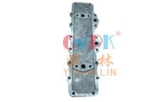 China Diesel Engine S4KT Oil Cooler Cover With Seat for sale