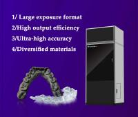 China Prismlab Rapid 600D SLA 3D Printer 576x324x100mm Build 50μm Precision Auto Collection for sale