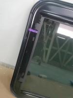 China Transparent Auto Sunroof Glass With Tape Toyota Prado J150 SUV Replacement for sale