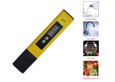China Durable Pen Digital PH Meter 0.01 Accuracy For Aquarium Pool Water for sale
