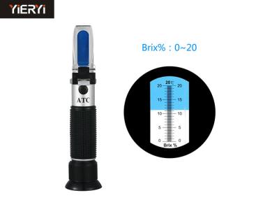 China Handheld ATC Portable Refractometer For Food Sodium Chloride 170*15*15mm for sale