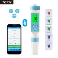 China Yieryi BLE-9902 3-In-1 Bluetooth PH EC Meter Comprehensive Water Testing For Pools Hydroponics Aquariums for sale