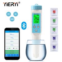 China Yieryi BLE-9902 pH Meter with Bluetooth – 3-in-1 EC & Temperature Measurement for Accurate Water Testing in Pools, Tanks, and Gardens for sale