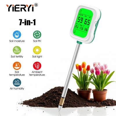 China YY-1066L Yieryi 7-in-1 Soil Tester – Comprehensive Soil Testing Tool for pH, Moisture, Temperature, Light & More for sale