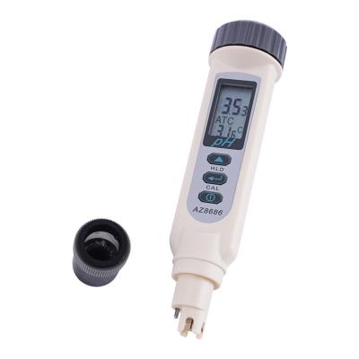China Portable Digital pH Meter – AZ8686 Lab-Grade Tester with LCD Display & One-Touch Calibration for sale