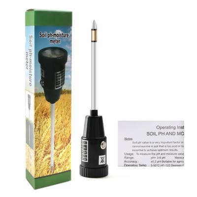 China Smart Soil pH & Water Content Analyzer – Hydroponics & Lawn Care for sale