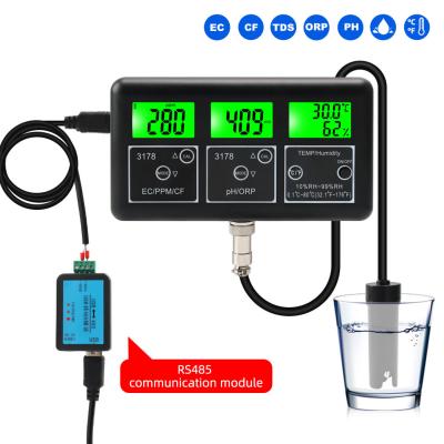 China 7 In 1 RS485 Multi-Parameter Water Monitor With Rechargeable Ni-MH Battery ±0.05pH Accuracy for sale