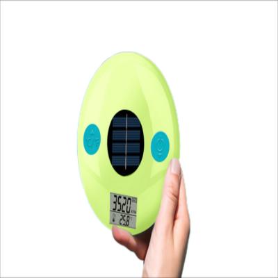China Solar-Powered 2-in-1 Salinity Temp Tester For Pools Compact Design for sale