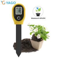 China Convenient Soil Humidity Monitoring Device With Large LCD Screen And ABS Plastic Housing for sale