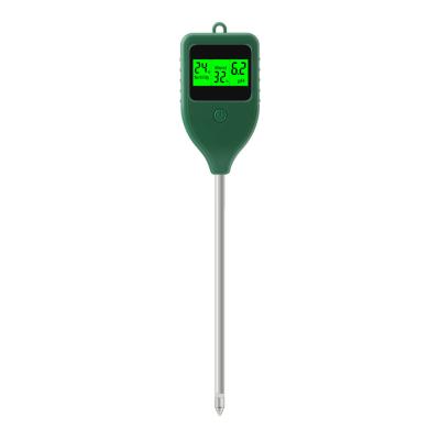 China Three In One Soil Detector PH Acidity Meter Soil Moisture Tester Flower Potted Plant Nutrient Fertility Meter for sale