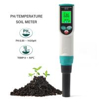 China 2-in-1 Soil PH Temperature Tester High Precision Meter For Gardening for sale