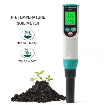 China 2-in-1 Soil PH Temperature Tester High Precision Meter For Gardening for sale