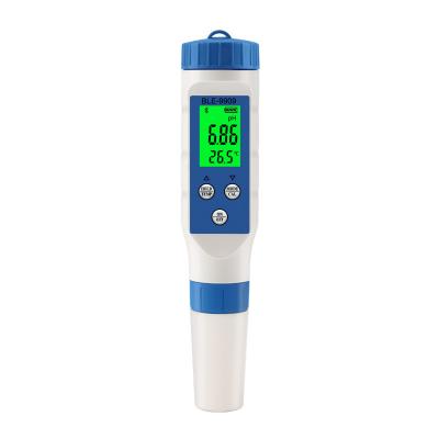 China Smart 5 - In - 1 Bluetooth Water Quality Tester PH/TDS/EC/Salt/Temp Meter For Home Aquaculture Hydroponics for sale