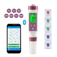 China 6-in-1 Digital Water Quality Meter pH/EC/TDS/ORP/Salt/Temperature Drinking Water Tester for sale