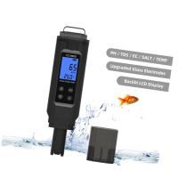 China 5-in-1 Digital Meter PH Salinity Temperature TDS EC Tester With Backlight For Water Quality Monitoring for sale