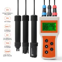 China Smart Handheld 6-in-1 Dissolved Oxygen/PH/TDS/EC/SALT/TEMP Water Quality Analyzer for sale