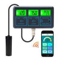 China Digital PH Meter with -1200mV~+1200mV ORP Range 0.1℃-80.0℃ Temperature and 0.1-199.9CF Measurement for sale