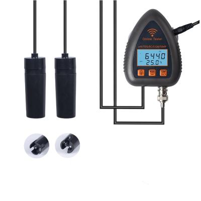 China Tuya Smart WiFi Online Monitoring 5 in 1 High Accuracy Digital PH Meter with 0.00-14.00pH and 0-19900PPM Water Quality Tester for sale