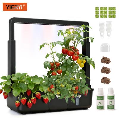 China YIERYI IGS-38 Smart Indoor Hydroponic Garden System with 15-Pot Capacity Full-Spectrum LED and Automatic Watering for sale