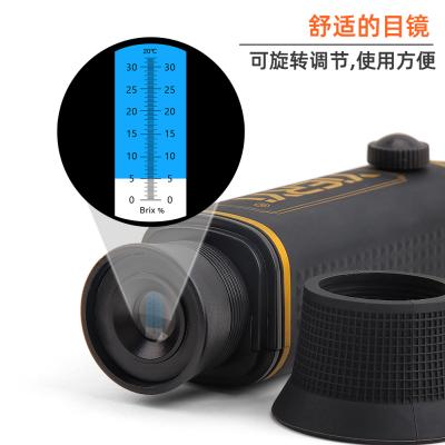 China Compact Handheld Brix Tester High Precision Measurement Tool for Sugar Concentration in Juice Wine Honey and Soft Drinks for sale