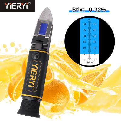 China Accurate Brix Tester Portable Digital Refractometer for Measuring Sugar Levels in Food Beverage and Agricultural Products for sale