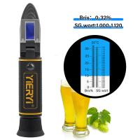 China Lightweight Sugar Refractometer with Automatic Temperature Compensation Ensuring Results in Sugar Manufacturing Processes for sale