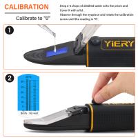 China Multi Range Sucrose Refractometer Versatile Tool for Measuring Different Sugar Levels in Various Industrial Applications for sale