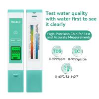 China High Precision Durable Titanium Alloy Probe Water TDS Meter with 0-9999 ppm TDS Range and Multiparameter pH Measurement for sale