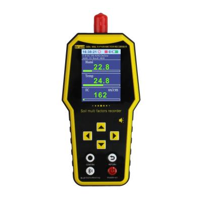 China 7-in-1 Portable Soil Fertility Meter with 5000mAh Lithium Battery and 1 Million Data Records for NPK, PH, EC, Temp & Humidity for sale