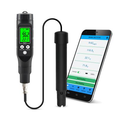 China Smart Bluetooth Dissolved Oxygen Meter with High Precision 0.1mg/L and Detachable Probe for Hydroponics and Water Treatment for sale