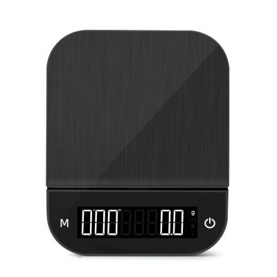 China 3kg/5kg Capacity 0.1g Precision Coffee Weighing Scale with LCD Display Digital Kitchen Scale for sale