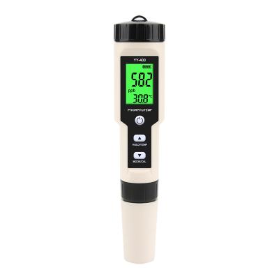 China 4 in 1 Digital Water Quality Meter with IP67 Waterproof Rating and LCD Display for H2, ORP, pH, and Temperature Measurement for sale