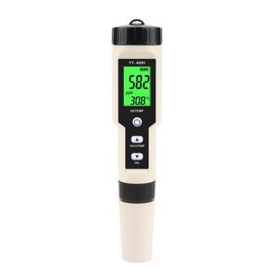 China Digital Hydrogen Tester Pen with Dual Measurement and Waterproof Design for High Accuracy Water Quality Testing for sale