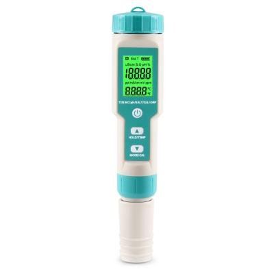 China 7-in-1 Water Quality Tester with Detachable Probe for High Precision 0.01pH Measurement for sale