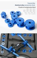 China Universal Bicycle Bearing Press Removal Tool Kit 18 Piece Aluminum Alloy Set For Hub Bottom Bracket Suspension Pivot Maintenance for sale