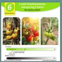 China 6- In -1 Soil Tester Soil / EC / Humidity / Fertility / Light / Temperature Soil Ph Meter for sale