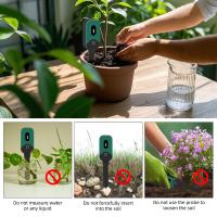China Tuya Smart Zigbee Soil Tester Sensor Temperature Humidity Illuminance Measuring Instrument Zigbee Soil Moisture Sensor for sale