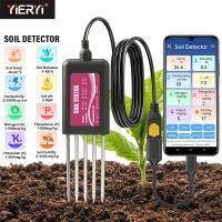 China YIERYI 8-in-1 USB Soil Tester with Real-Time Monitor App Control PH Meter,Moisture,NPK,EC,Temp&Fertility Sensor for Garden for sale