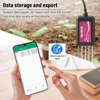 China YIERYI 8-in-1 USB Soil Tester with Real-Time Monitor App Control PH Meter,Moisture,NPK,EC,Temp&Fertility Sensor for Garden for sale