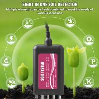 China YIERYI 8-in-1 USB Soil Tester with Real-Time Monitor App Control PH Meter,Moisture,NPK,EC,Temp&Fertility Sensor for Garden for sale