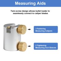 China Red Aluminum Clearance Gauge Set Alloy Caliber Conversion Bushing Set B.350&.17 Caliber Adapters for Easy Identification for sale