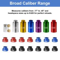 China Precision Caliber Comparator Kit With14Bullet Inserts&6Bushing Universal Headspace Gauge Comparator For.17-.45 Caliber Reloading for sale