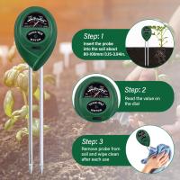 China 3-in-1 Soil Meter Moisture PH Light No Battery Required Dual-Probe Soil Tester For Indoor / Outdoor Plants Garden Lawn Farm for sale