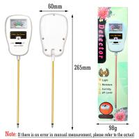 China 4-in-1 Soil Tester Soil Moisture Fertility Tester 90 Rotation Down Angle Design No Battery Requirements Soil Ph Meter for sale