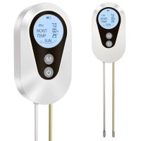 China Digital 4-in-1 Soil PH Moisture Temperature Sunlight Tester With Backlit LCD For Garden Agriculture for sale
