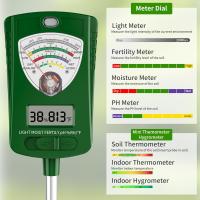 China 7 In 1 Digital Soil Analyzer With LCD Display For Accurate Garden Light Moisture PH Monitoring for sale