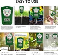 China 7 In 1 Digital Soil Analyzer With LCD Display For Accurate Garden Light Moisture PH Monitoring for sale